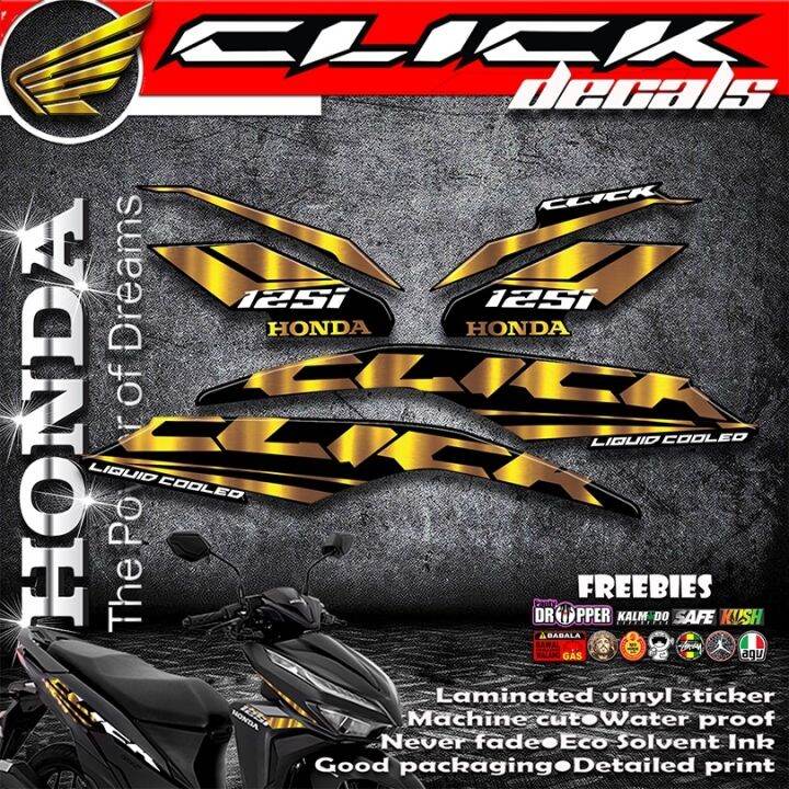 Honda Click 125i stock decals sticker for Game Changer version 2 ...