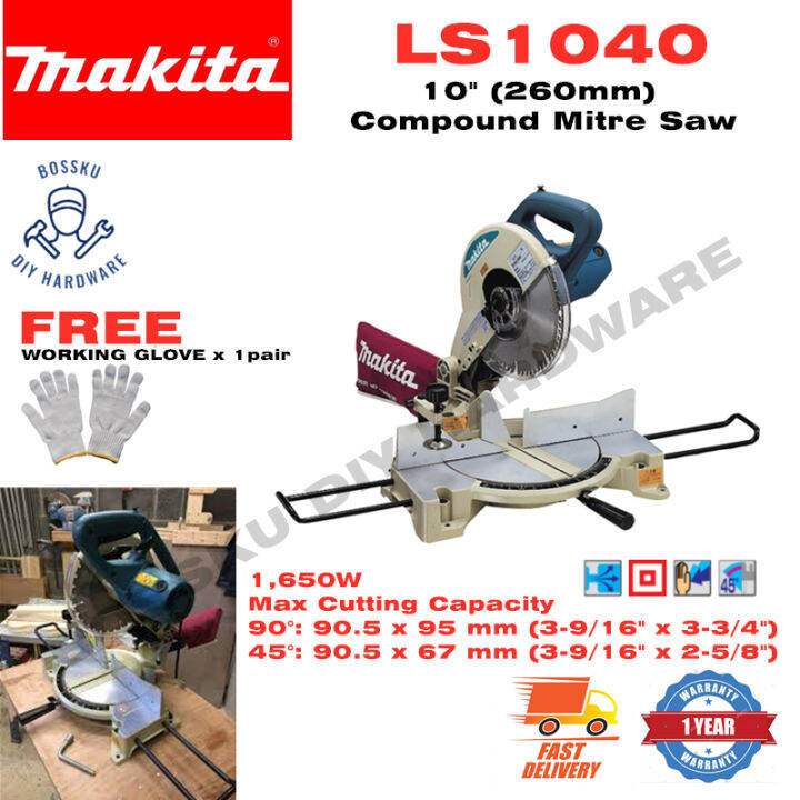MAKITA LS1040 Compound Mitre Saw Miter Saw 10" (260mm) | Lazada