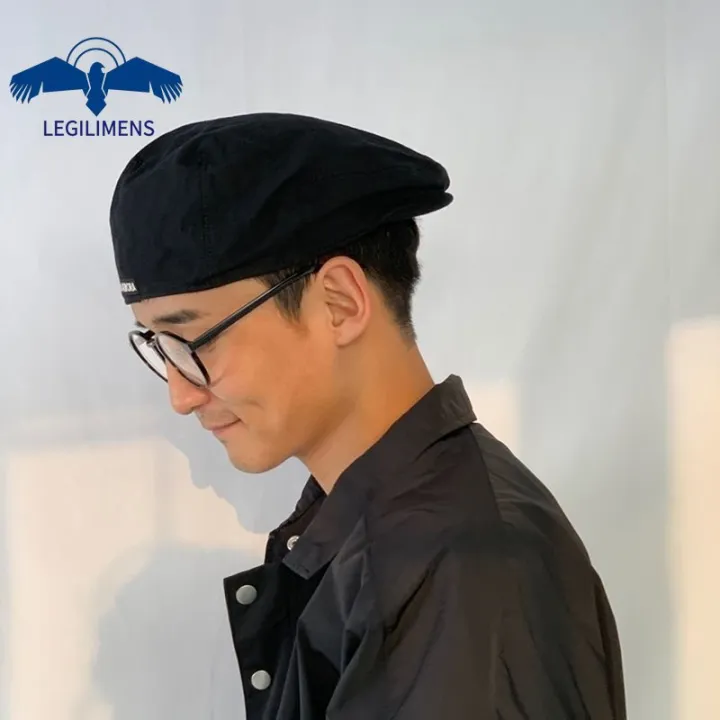 LEGILIMENS Korean Simple Beret Big Head Circumference Vintage Street ...
