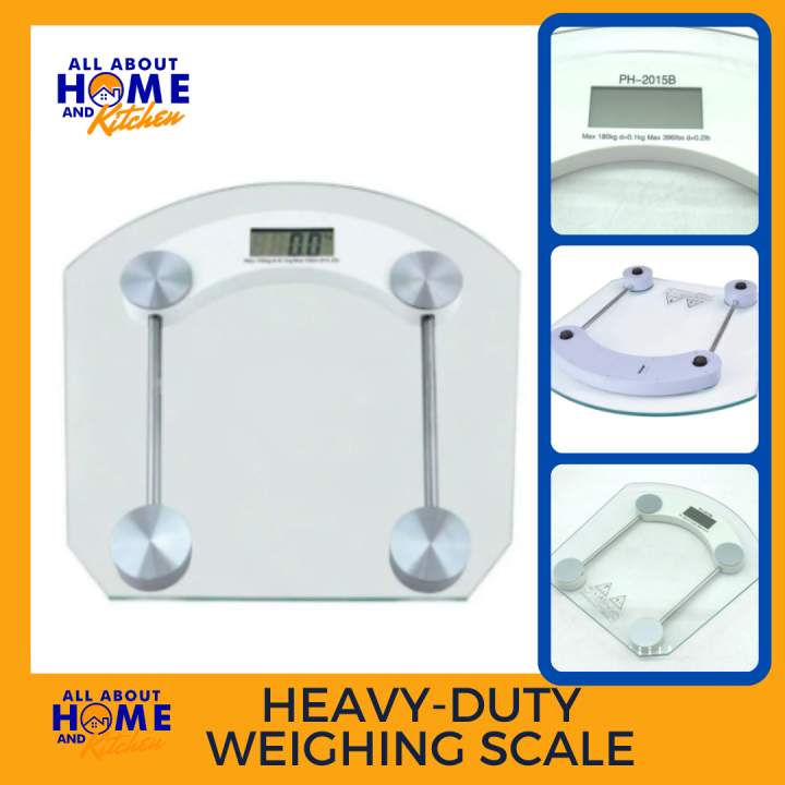 Digital Glass Personal Human Weighing Scale (SQUARE) | Lazada PH