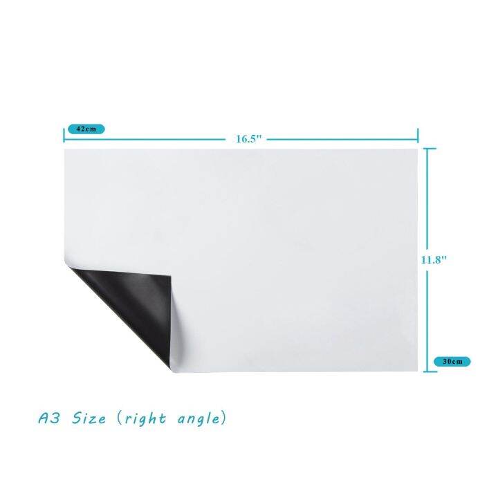 DS Fridge Magnet Whiteboard Set A3 A4 A5 Magnetic Refrigerator Sticker ...