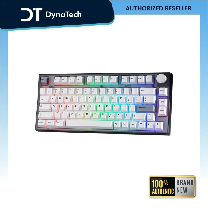 Tecware Veil 80 TKL Black 3 mode BT Wireless 75% Layout Mech Keyboard ...