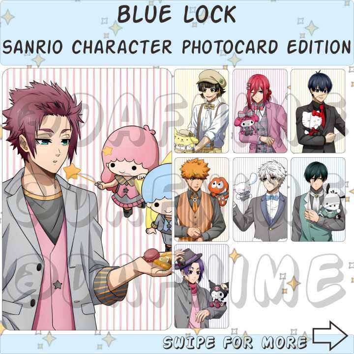 BLUE LOCK SANRIO CHARACTER EDITION PHOTOCARD ANIME | Lazada Indonesia