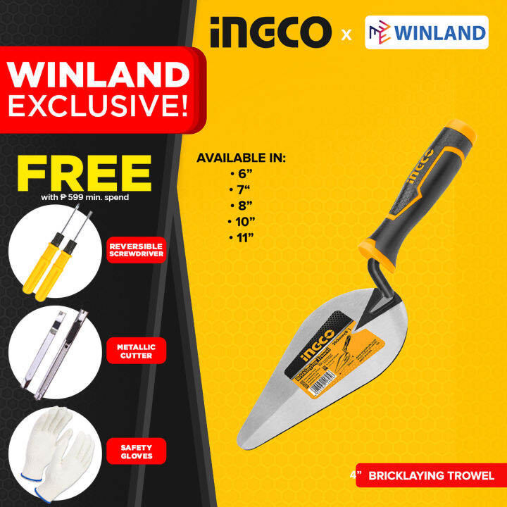 INGCO by Winland Bricklaying Trowel | Lazada PH