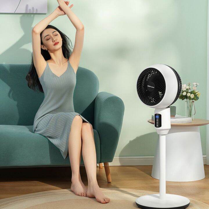 Household vertical electric fan floor-to-ceiling air circulation fan ...