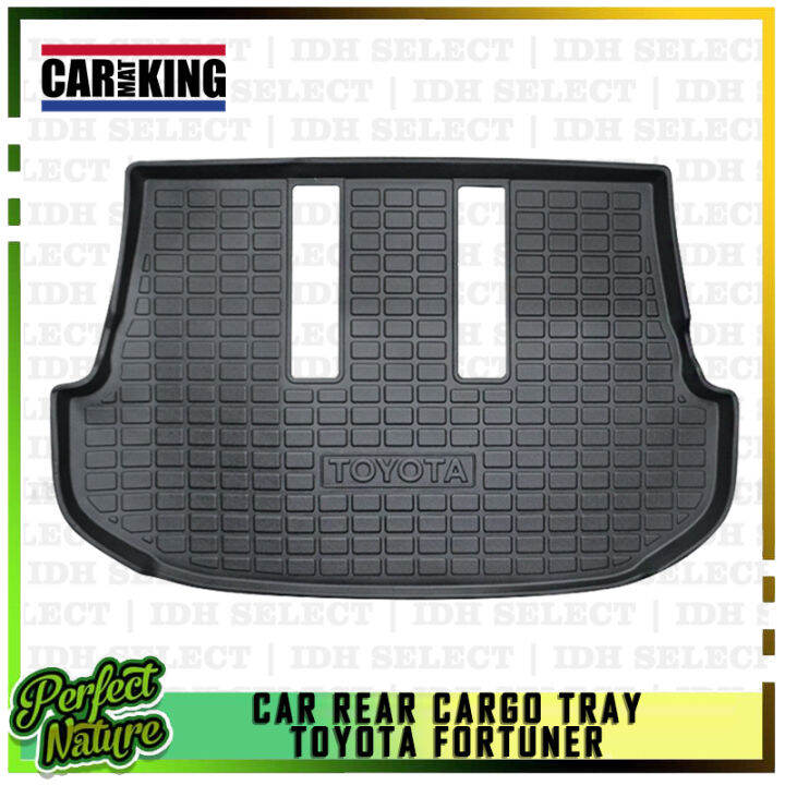 CARMATKING Toyota Fortuner Trunk Tray Mat 2004 - 2022 | Car Cargo Rear ...