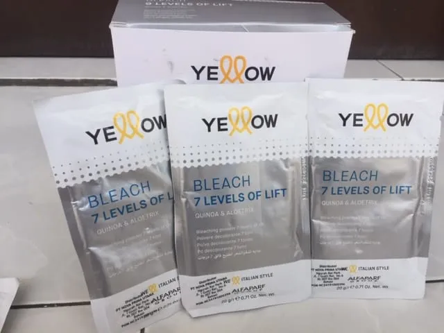 Yellow Bleaching Powder 7 Dan 9 Levels Of Lift Original | Lazada Indonesia