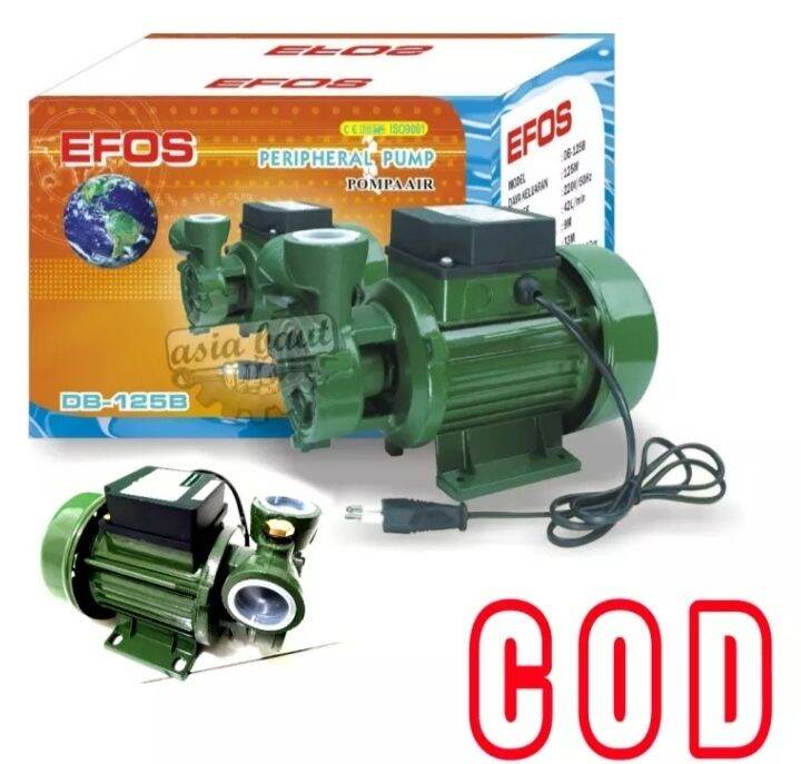 EFOS POMPA air MESIN POMPA AIR SUMUR DANGKAL DB-125 (NON OTOMATIS) EFOS ...