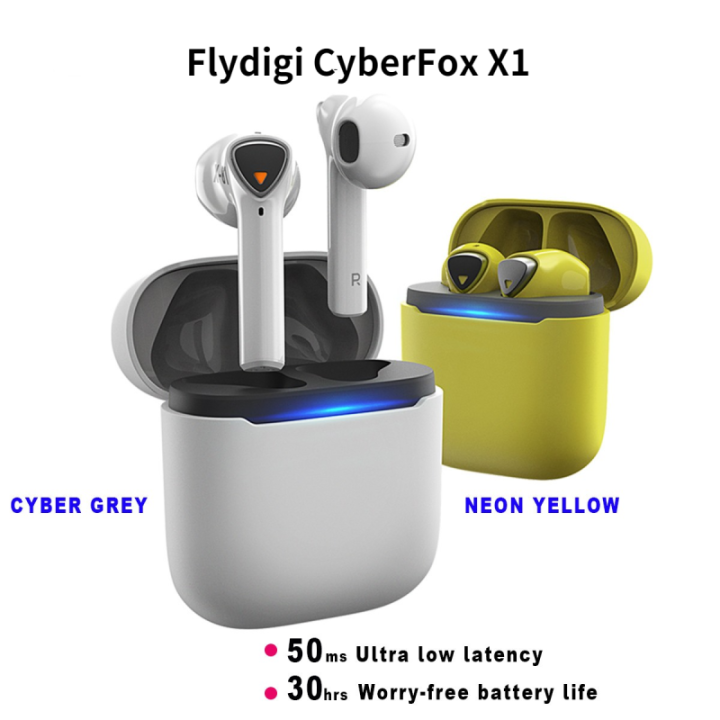 Original Flydigi Cyberfox X1 True Wireless Earbuds Bluetooth Gaming ...
