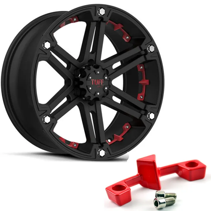 6pcsset For Tuff A.T T01 16 inch Wheel Trim Strip Off Road Rims Decal ...