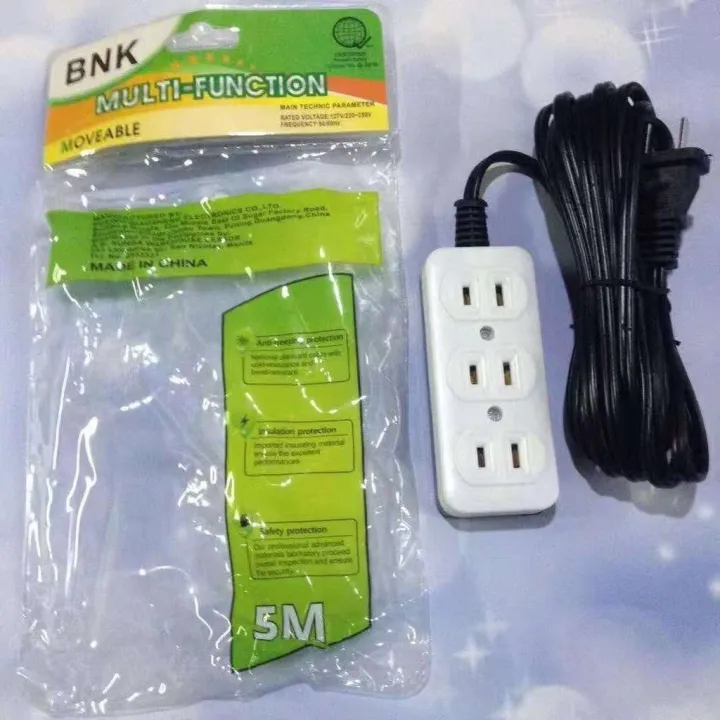 Extention Wire 4Gang 3Gang Thick Wire With BPS 5Meters Wire | Lazada PH