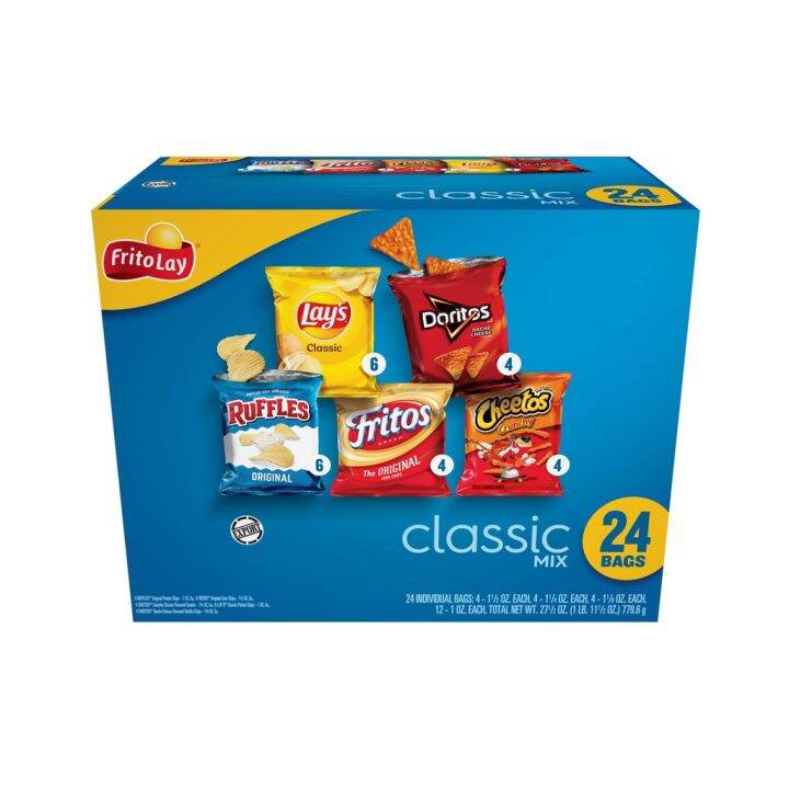 Frito-Lay Snacks Classic Mix Variety Pack, 1 oz, 24 packs | Lazada ...