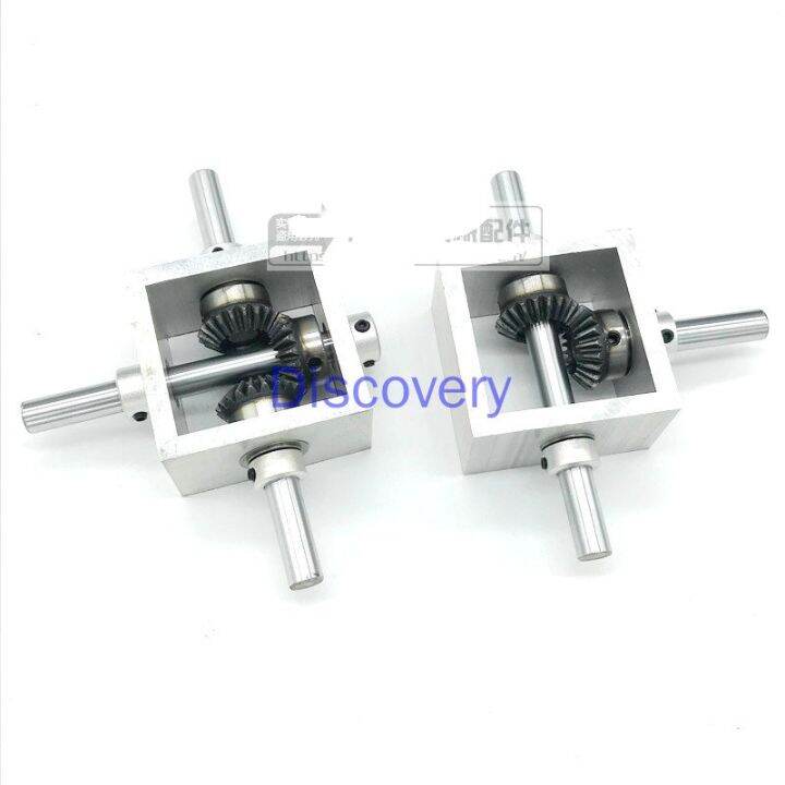 90 Degree Bevel Gear Right Angle Commutator Small Gearbox 1:1 Angle ...