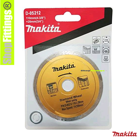 Makita D 05212 Mata Pisau Potong Granite Marble Wet Diamond Wheel 4 ...