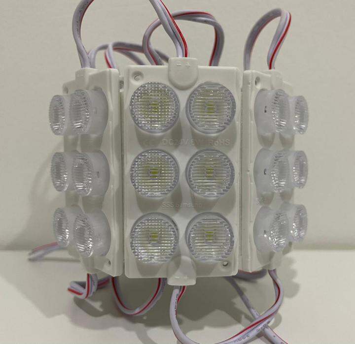 Lampu LED Module 6 Mata (2x3) 24 Volt / LED Modul 24V 2x3 Mata Besar | Lazada Indonesia