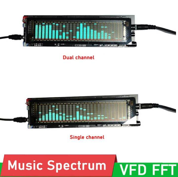 VFD Display Music Spectrum Level Indicator Rhythm Analyzer LED VU Meter ...