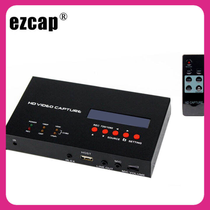 Ezcap 283S HD Video Capture Card HDMI CVBS AV Game Recording Box To USB Drive for PS3 PS4 XBOX ...
