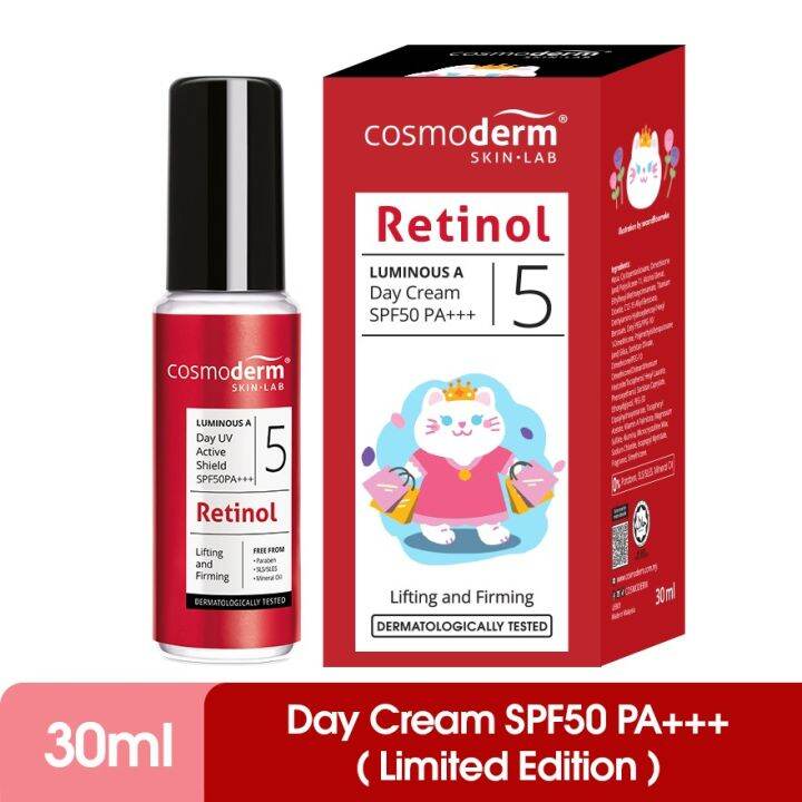 COSMODERM Luminous A Day Cream SPF50 PA+++ 30ML | Lazada