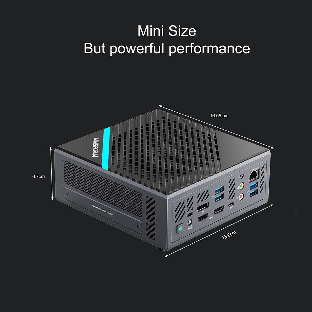 Minisforum B550 Mini PC AMD Ryzen 7 5700G/4700G Windows 11 Pro MINI PC ...
