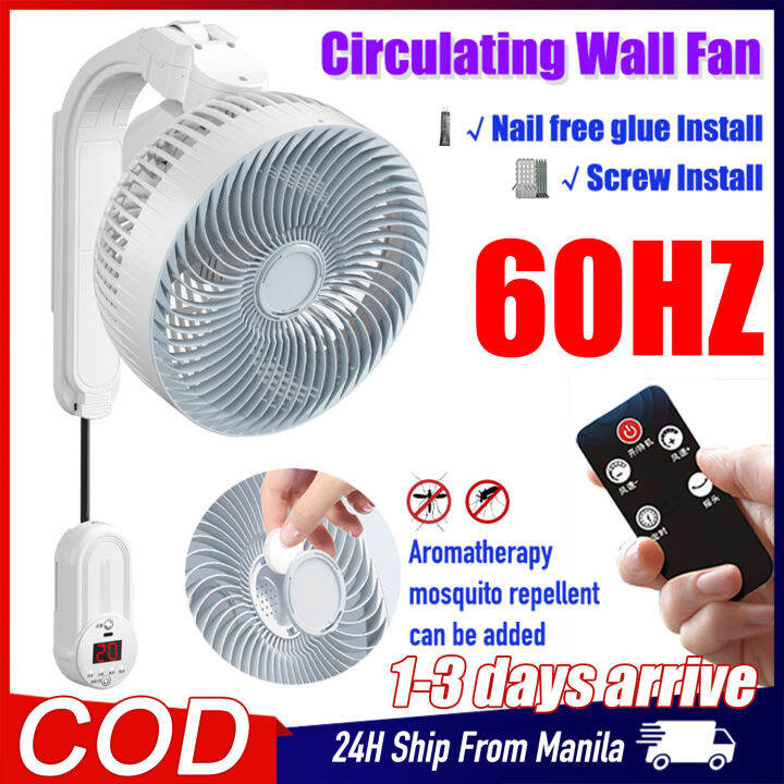 60Hz Air Circulator Fan Wall fan with remote control inverter electric ...