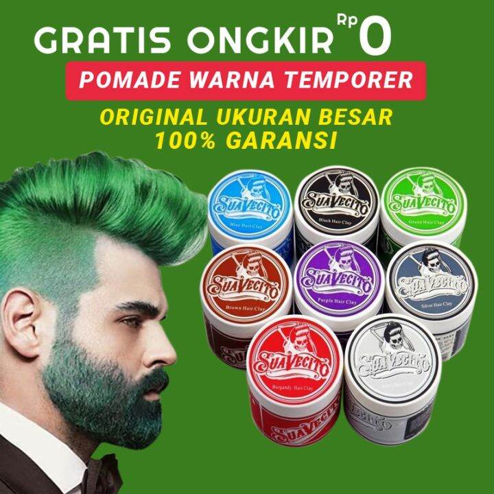 Pomade Warna Minyak Rambut Pewarna Rambut Pria Waxbased Wax Based ...