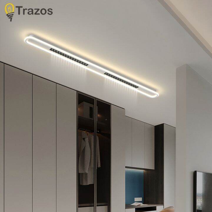 TRAZOS Modern Simple Led Ceiling lamp Strip Light Bedroom Bedside ...