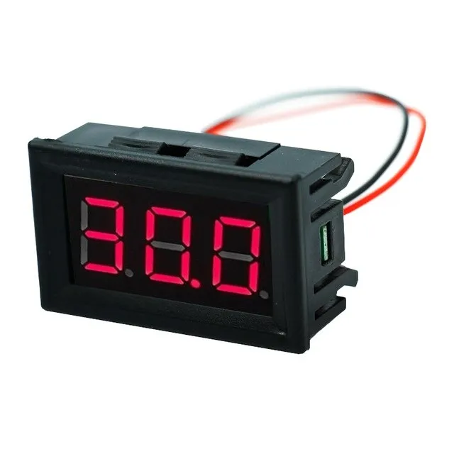 DC Digital Voltmeter Module 0.56" DC4.5V-30.0V (Red Color) โมดูลวัด ...