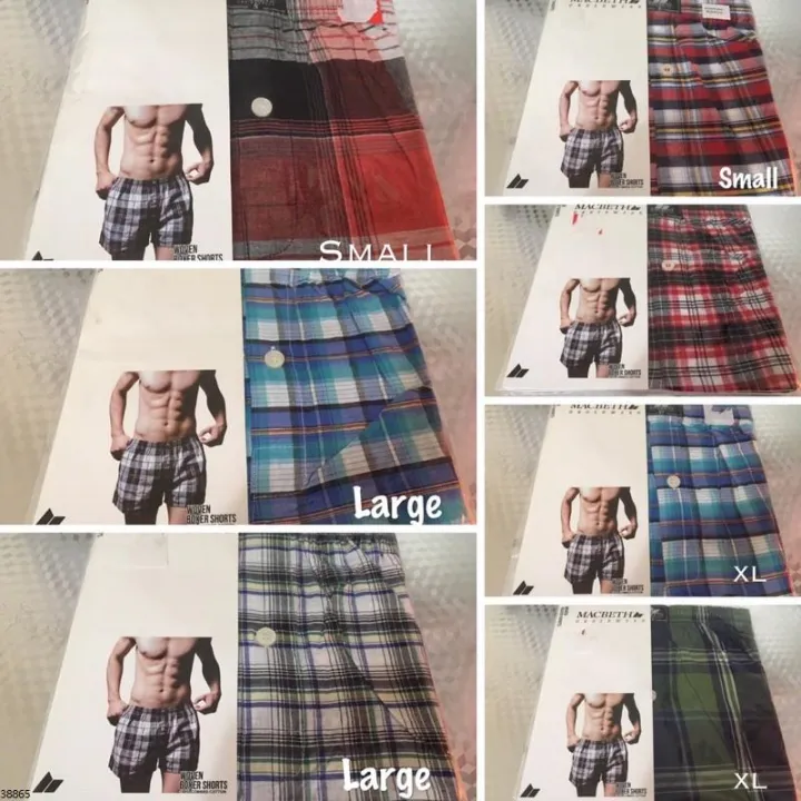 MACBETH Boxer Shorts | Lazada PH