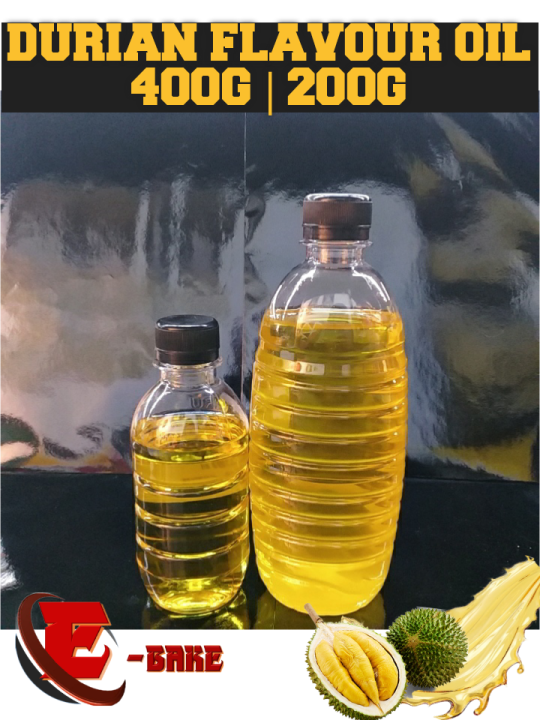 DURIAN FLAVOUR OIL REPACKING 200G | 400G | HALAL | Lazada