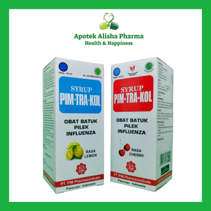PimTraKol Sirup 60ml - Pim-Tra-Kol Syrup Obat Batuk/Flu/Pilek/Panas ...