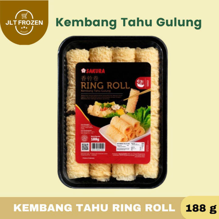 Sakura Fried Bean Curd Roll / Ring Roll Kembang Tahu Gulung Steamboat / Hotpot (HALAL) - 188g ...
