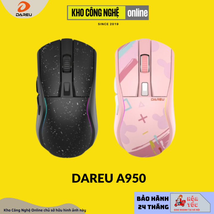 Chuột DAREU A950 TRIPLE MODE Không dây – Siêu nhẹ, sạc nhanh | Lazada.vn