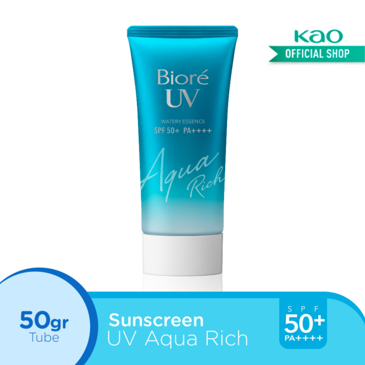 Biore UV Aqua Rich Watery Essence Sunscreen Skin Care SPF 50+ PA++++ 50 ...