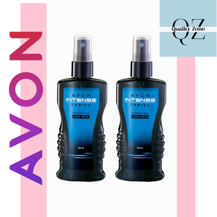 AVON Intense Thrill Fragrance Mist for men 100 ml ( 2 BOTTLES ...