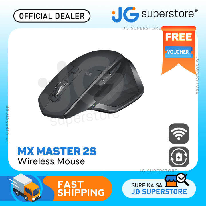 MX Master 2S Advanced 2.4GHz Wireless USB Bluetooth Mouse with 4000 DPI ...