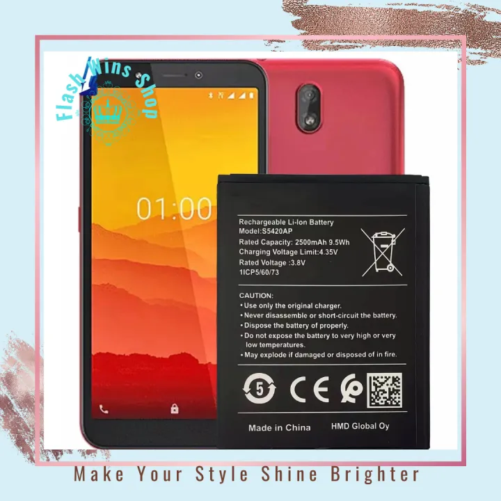 Nokia C1 Battery Model S5420AP Li-ion high quality replacement, same ...