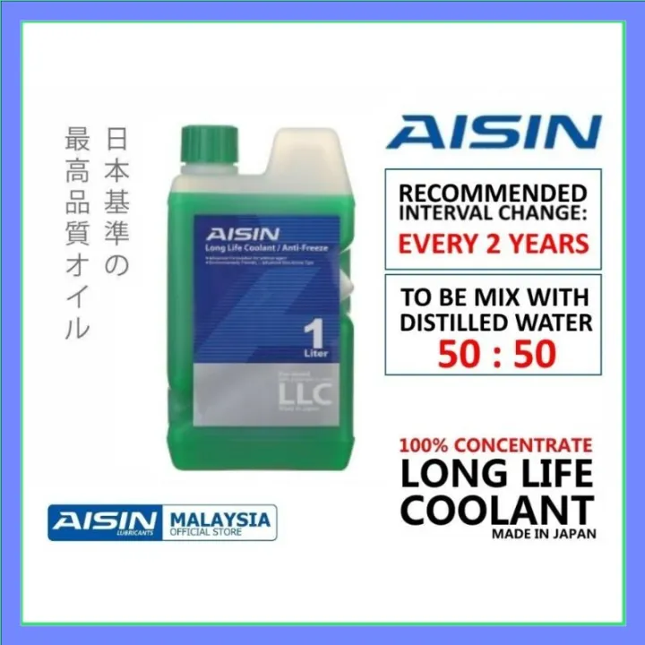 AISIN LONG LIFE RADIATOR COOLANT GREEN 1L ANTI FREEZE | Lazada