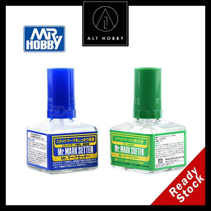 Mr Hobby Mr. Mark Setter Mark Softer 40ml Water Decal Gundam Tool ...