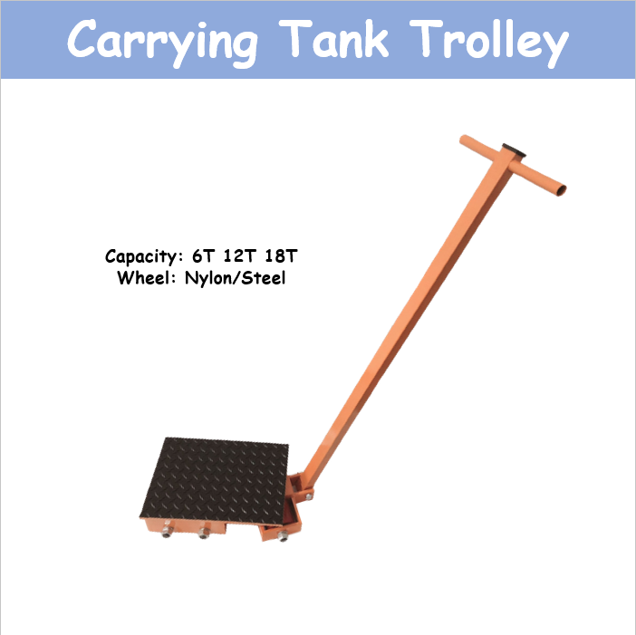 MG Machinery 6T 12T 18T Heavy Duty Straight Cargo Load Tank Carrying Tank Trolley | Lazada PH