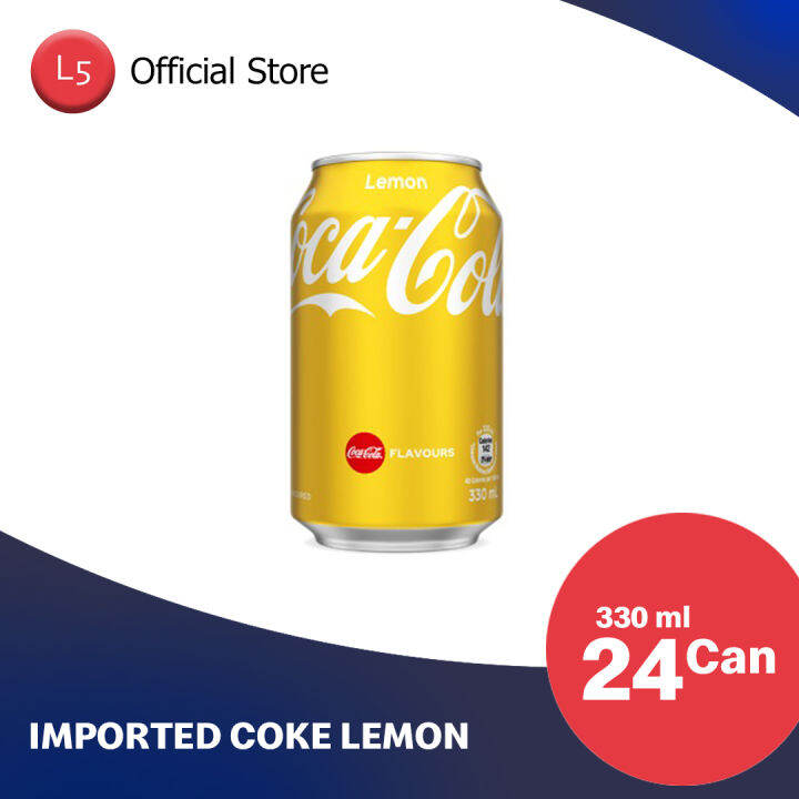 Coca-Cola Lemon Coke 330ml (Hong Kong) x 24 | Lazada PH