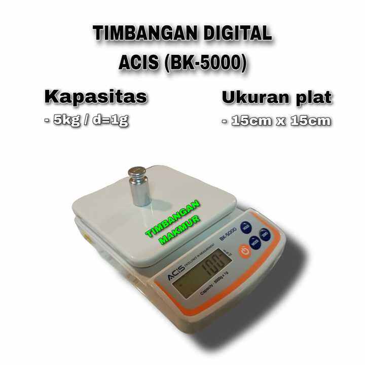 Timbangan Digital Compact ACIS BK-5000 Kapasitas 5kg x 1g | Lazada Indonesia