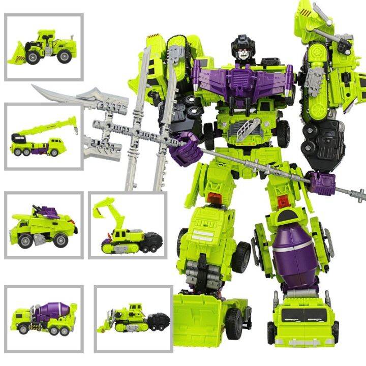 Transformation Devastator Hercules 6In1 Action Figure Toy Oversize ...