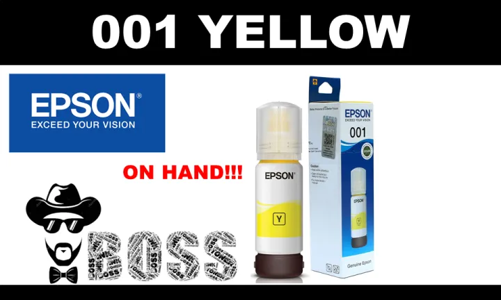 Epson 001 Yellow C13T03Y400 Original Ink Bottle | Lazada PH