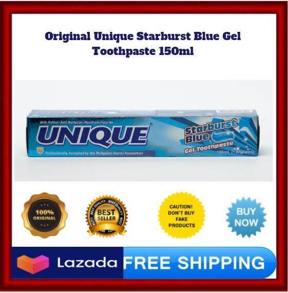 Original Unique Starburst Blue Gel Toothpaste 150ml | Lazada PH