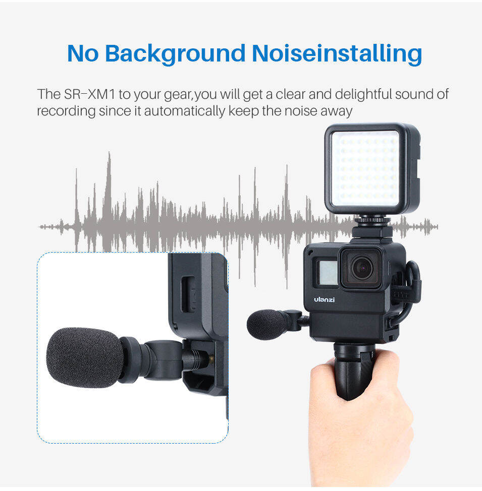 Saramonic SR-XM1 3.5mm Wireless Microphone GoPro Vlog Video Mic for ...