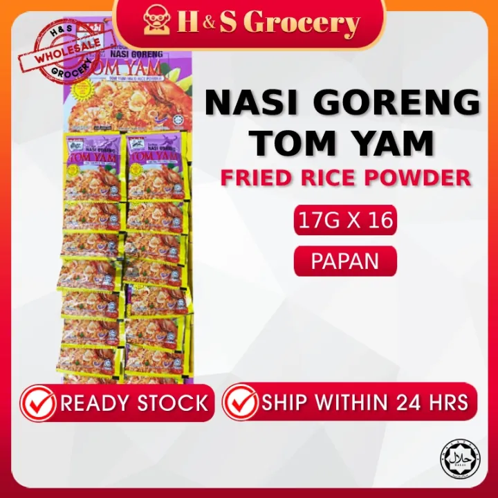 [Borong] Adabi Serbuk Nasi Goreng Tom Yam Papan / Wholesale Tom Yam ...
