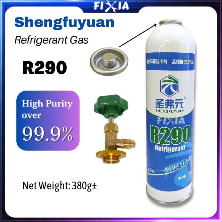 (380g) Shengfuyuan Refrigerant R-290 R290 Refrigerator Fridge Chiller ...