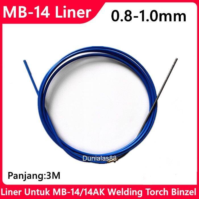 MB-14 Steel Liner Conduit Liner 0.8-1.0mm 3 Meter 3M MB14 MIG Welding ...