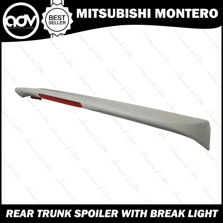 Mitsubishi Montero 2009-2015 Rear Trunk Spoiler with Brake Light ...