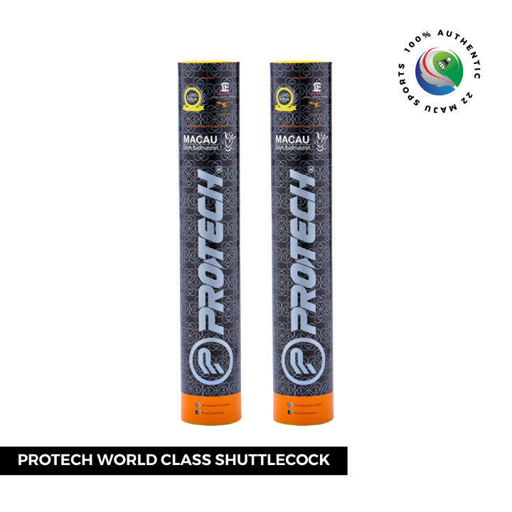 PROTECH WORLD CLASS SHUTTLECOCKS FEATHER BADMINTON SHUTTLECOCK | Lazada